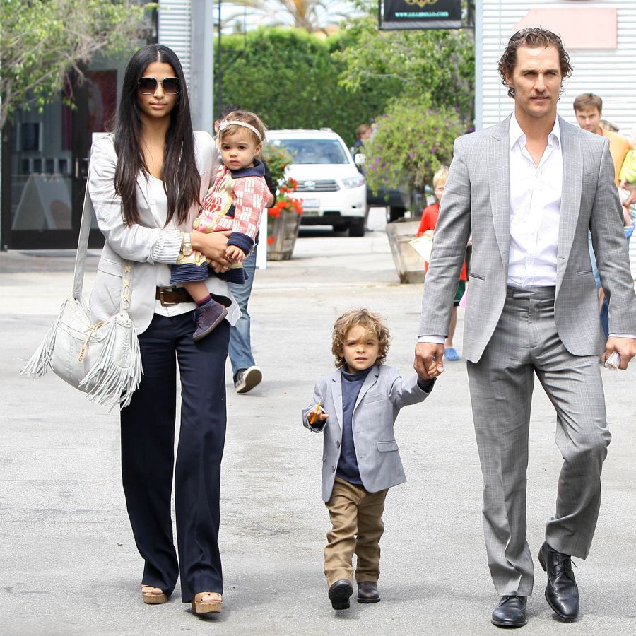 Familia De Matthew Mcconaughey Matthew McConaughey And His Wife,