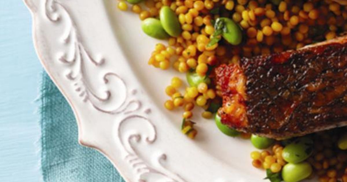 Yellow Pearl Couscous with Edamame recipe - Today's Parent