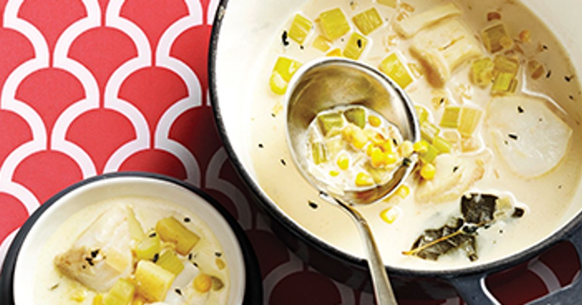Fish and Corn Chowder recipe - Today's Parent