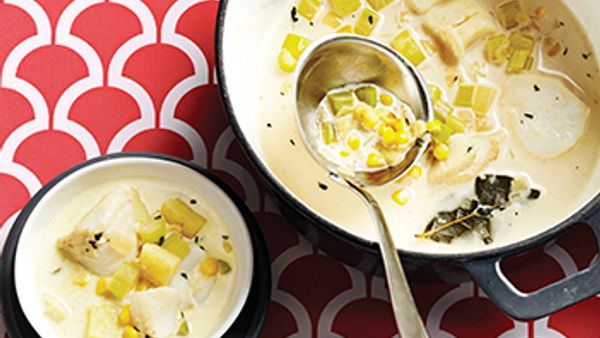 Fish and Corn Chowder recipe - Today's Parent - Today's Parent