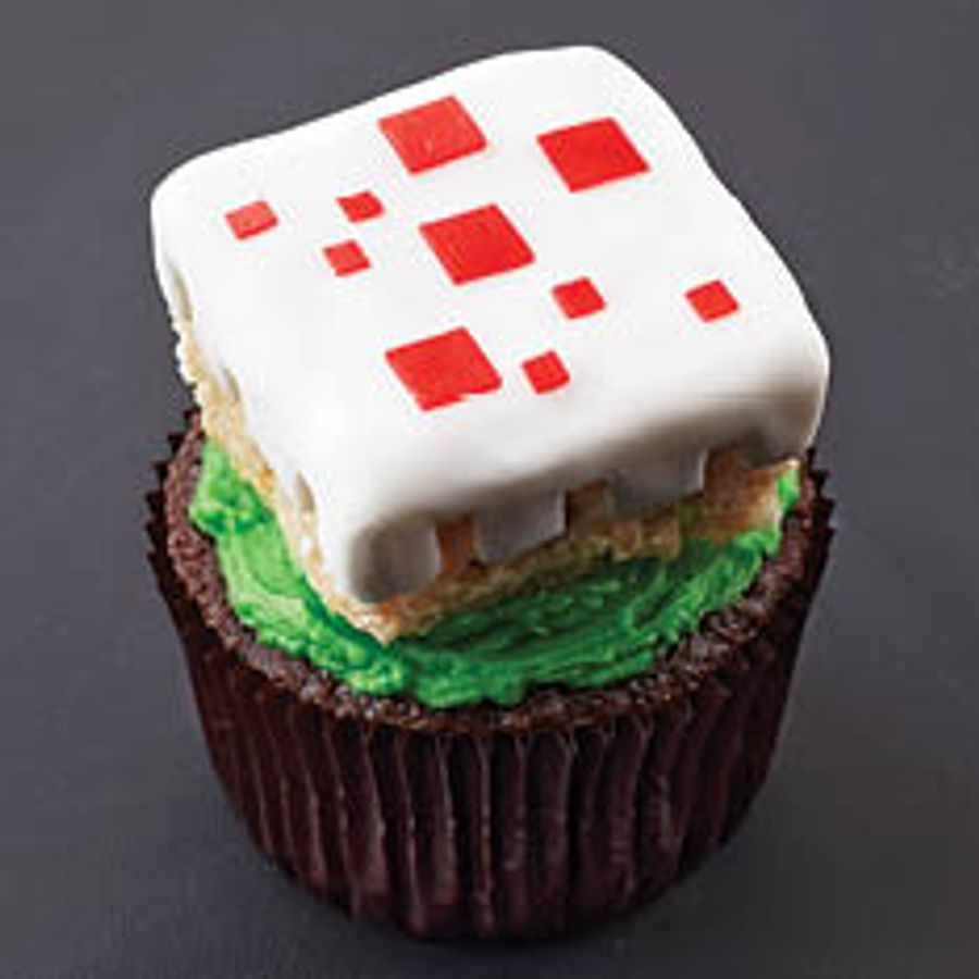 Minecraft Cupcake Decorations