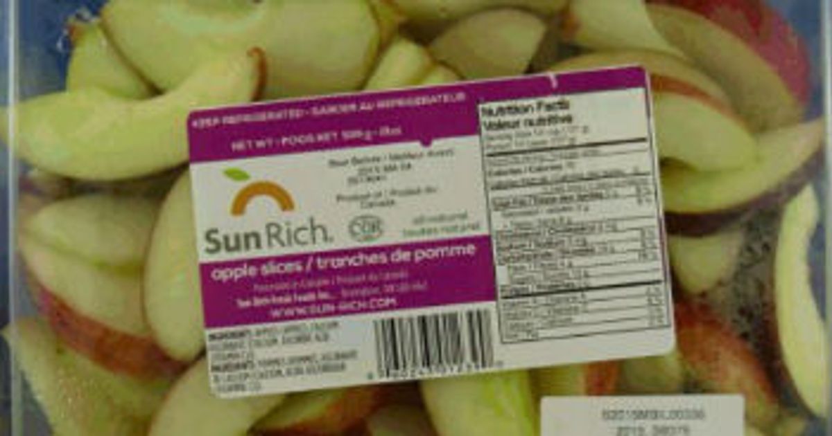Canadian food recall: Sliced apples - Today's Parent