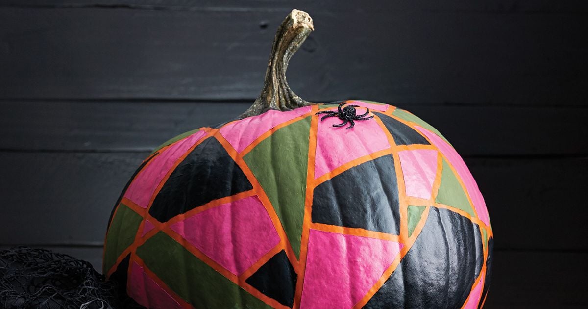 No-carve pumpkin: Geometric magic - Today's Parent
