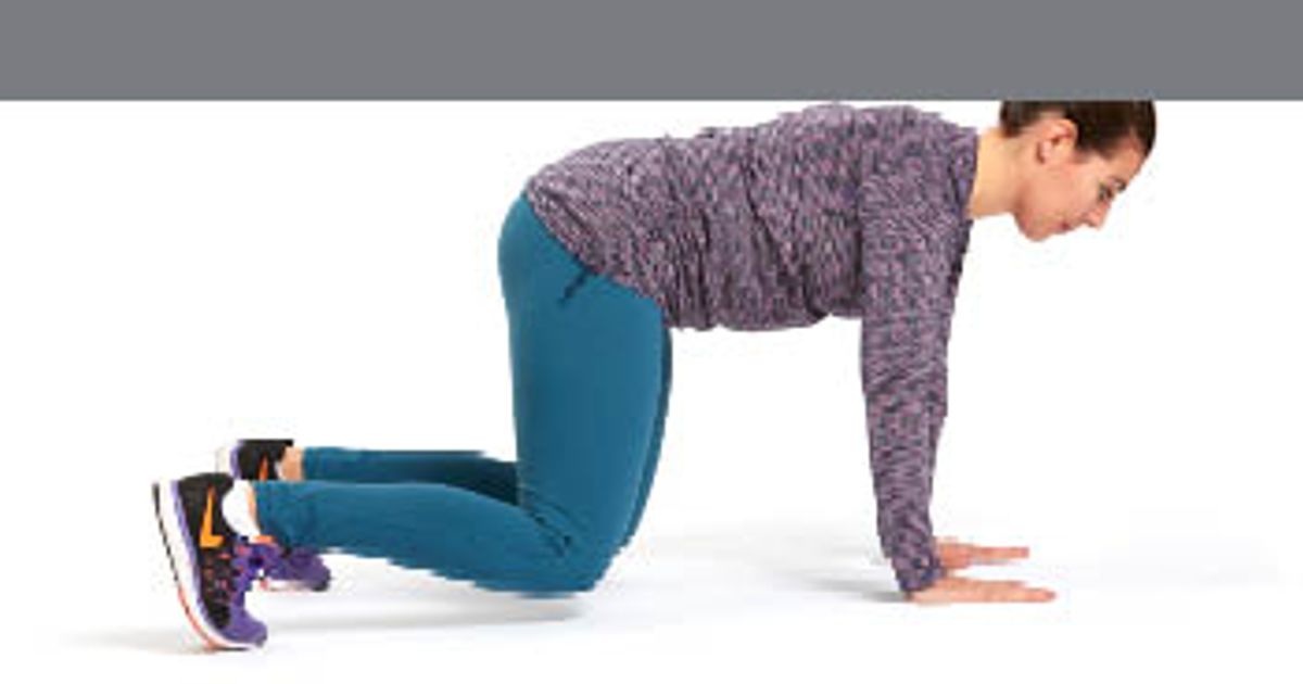 Yoga pose: Downward dog to hover plank - Today's Parent