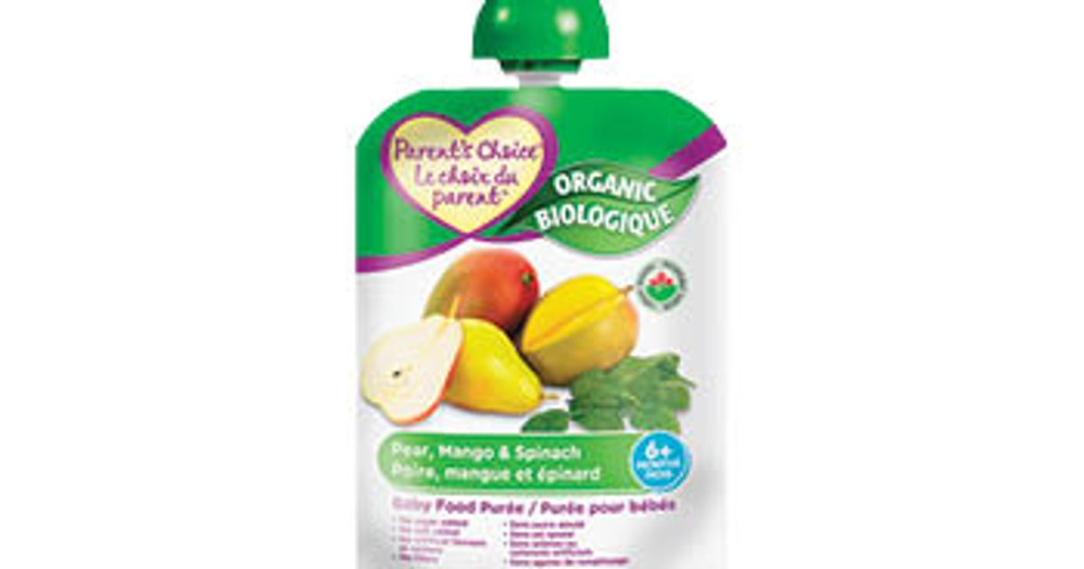 Parent’s Choice Organic Baby Food Purée - Today's Parent