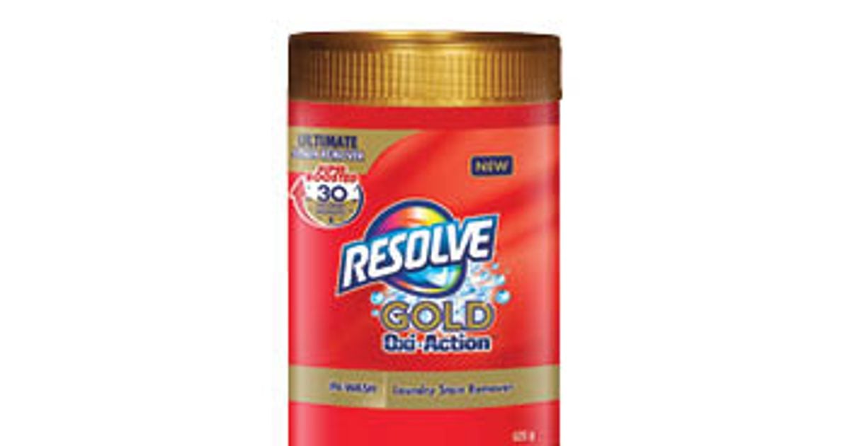 Resolve Gold Oxi-Action In-Wash Laundry Stain Remover - Today's Parent