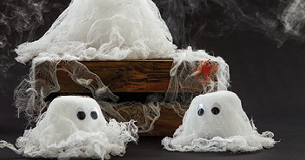 How to make cheesecloth ghosts - Today's Parent