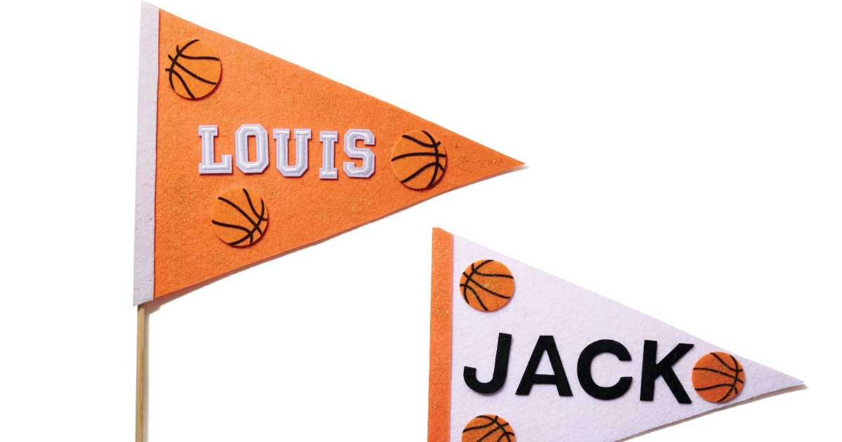 How to make basketball pennants - Today's Parent