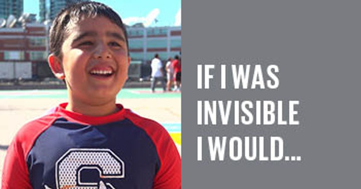 Kid talk: If you were invisible for a day, what would you do? - Today's ...