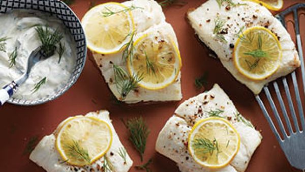 Roasted Fish with Creamy Dill Sauce - Today's Parent