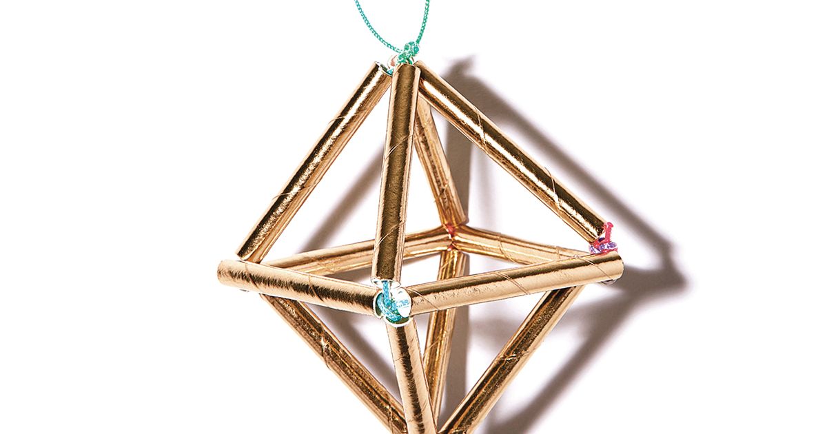 How to make a straw prism ornament - Today's Parent