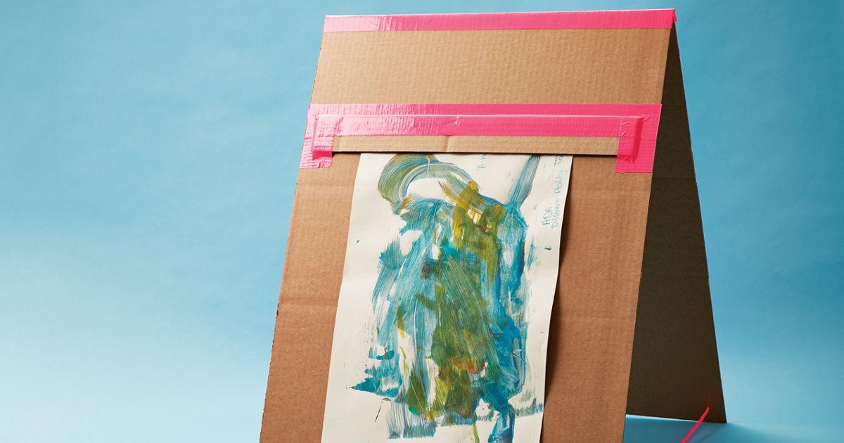 How to make a portable art easel - Today's Parent