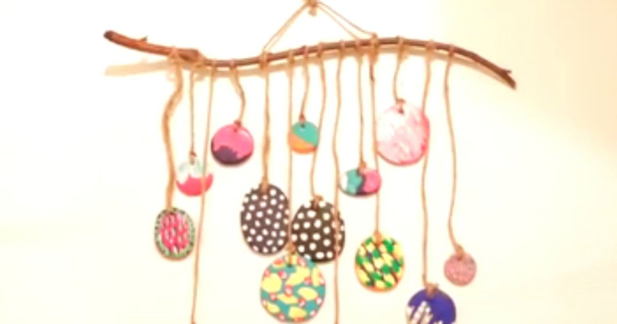 Fun painted clay mobile - Today's Parent