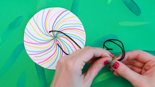 How to make an old-school whirligig fidget toy - Today's Parent