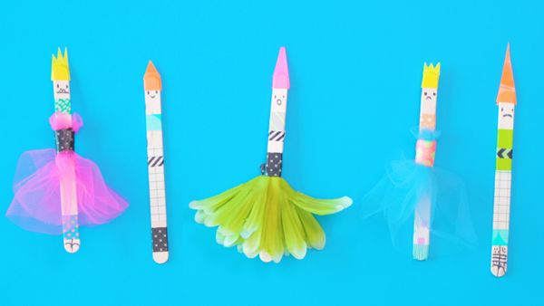 How to make simple craft stick dolls - Today's Parent