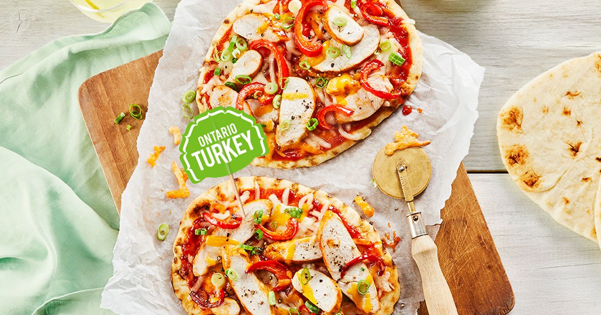 Zesty BBQ Turkey Mini Pizzas - Today's Parent