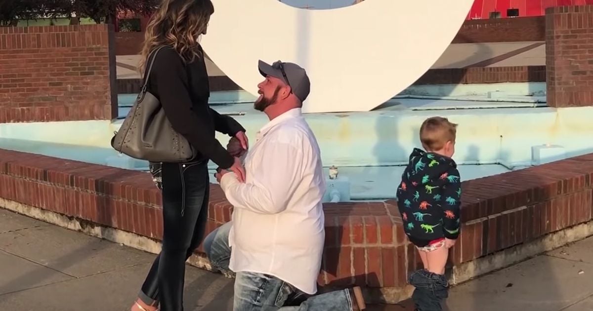 This little kid peeing while his mom got proposed to will give you all ...