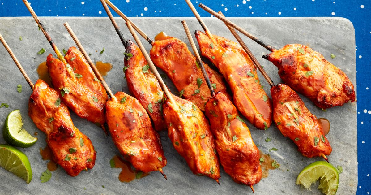 Curry-barbecue chicken kebabs - Today's Parent