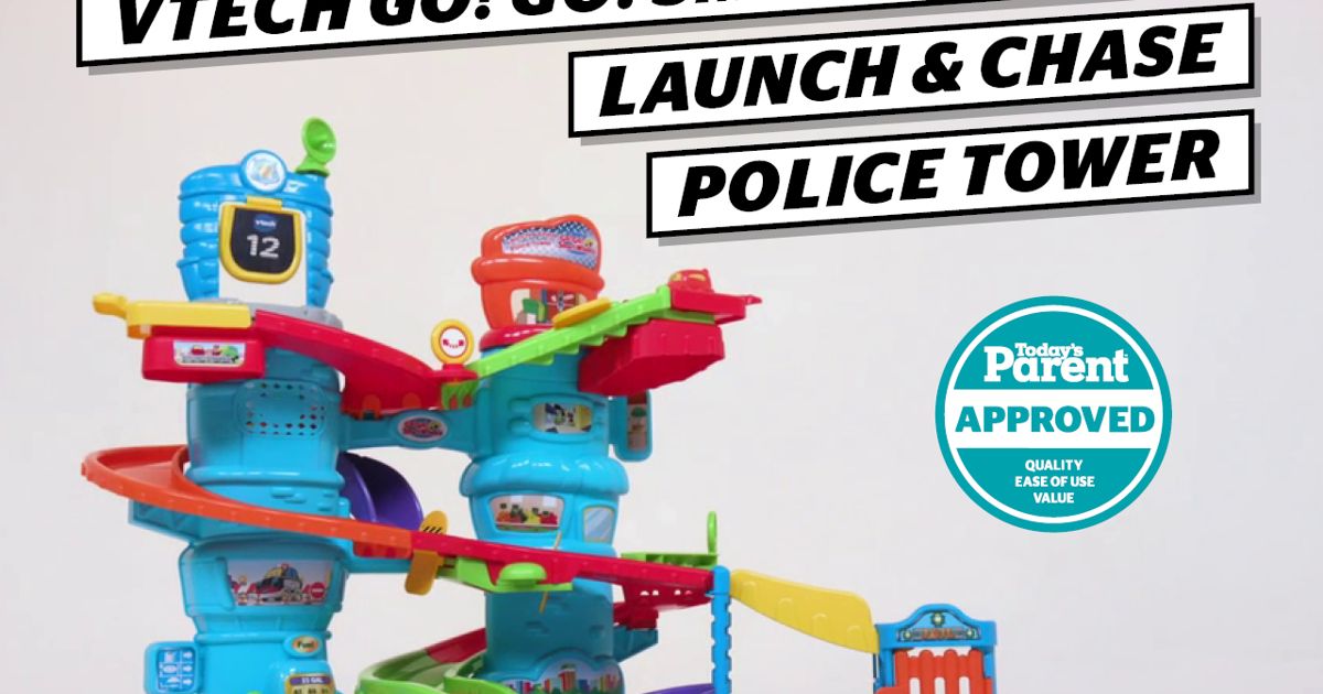 Video review: VTech Go! Go! Smart Wheels Launch and Chase Police Tower ...