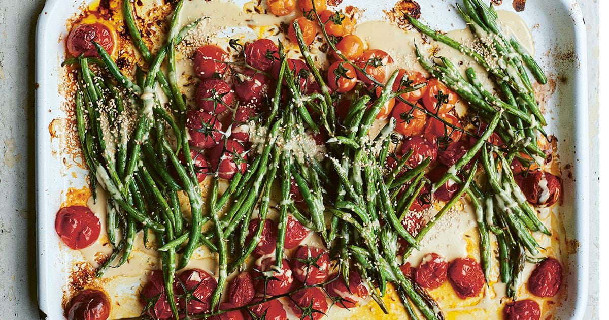 Sheetpan recipe: roasted string beans and tomatoes - Today's Parent
