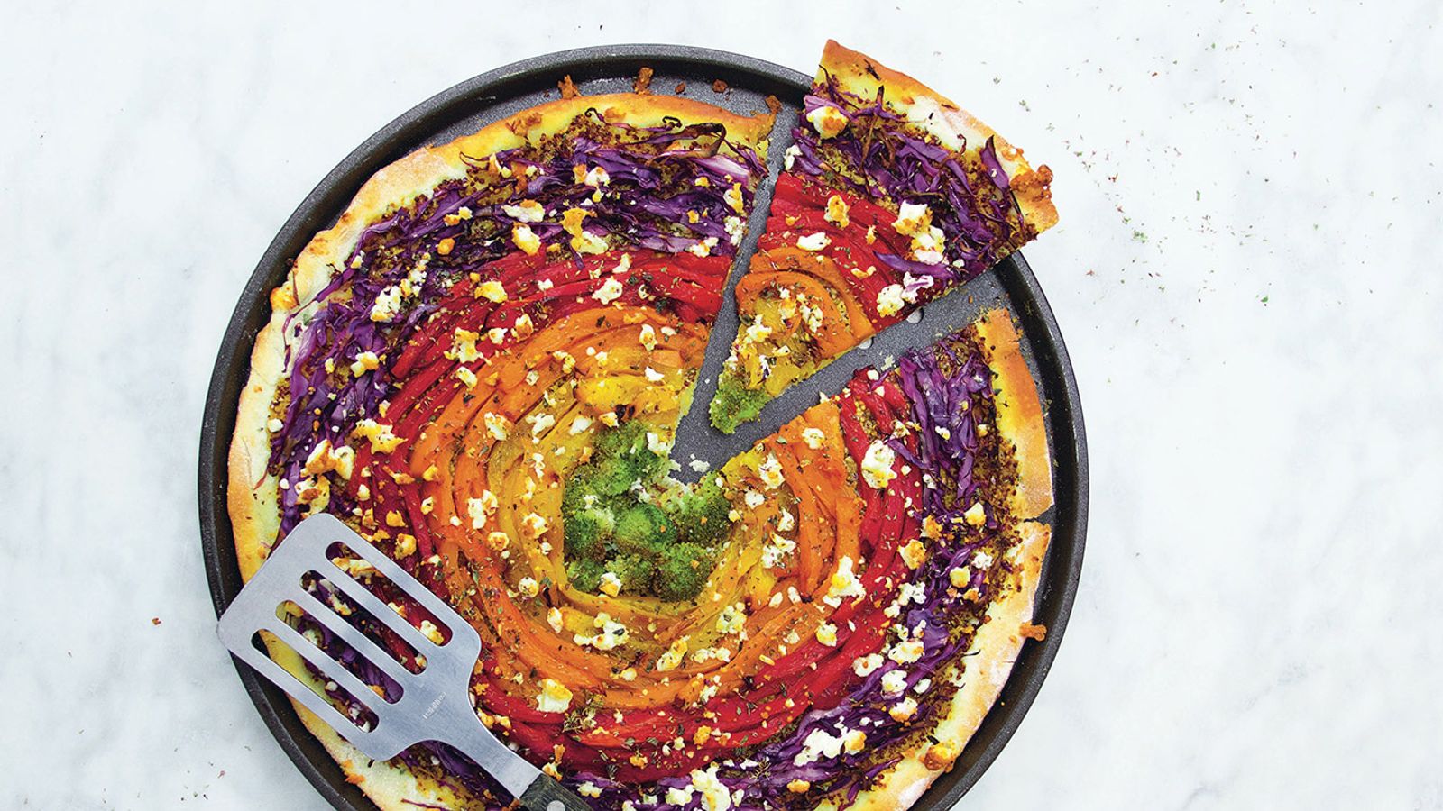 Rainbow Pizza Living Life In Color With Our New Secret Menu Tie Dye