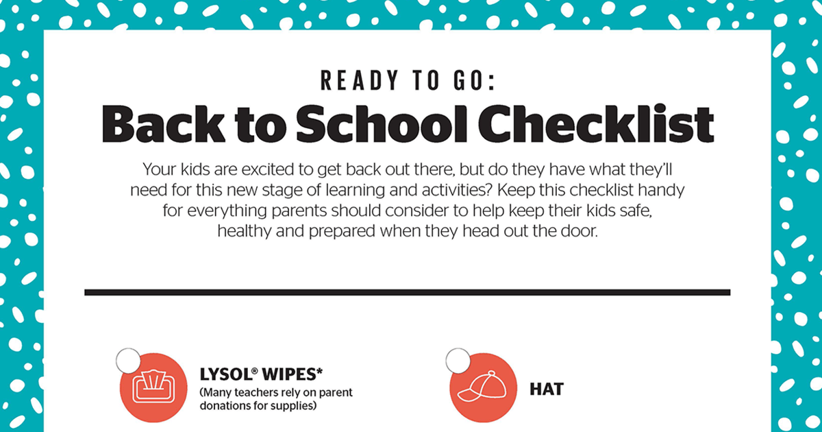 Get prepared with our back to school checklist - Today's Parent