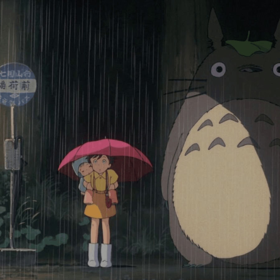 My Neighbor Totoro Wallpaper Bus Stop