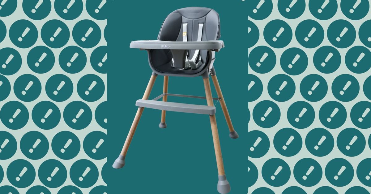 Bblüv Gröw Convertible Baby Highchair Recalled Due To Entrapment Hazard - Today's Parent