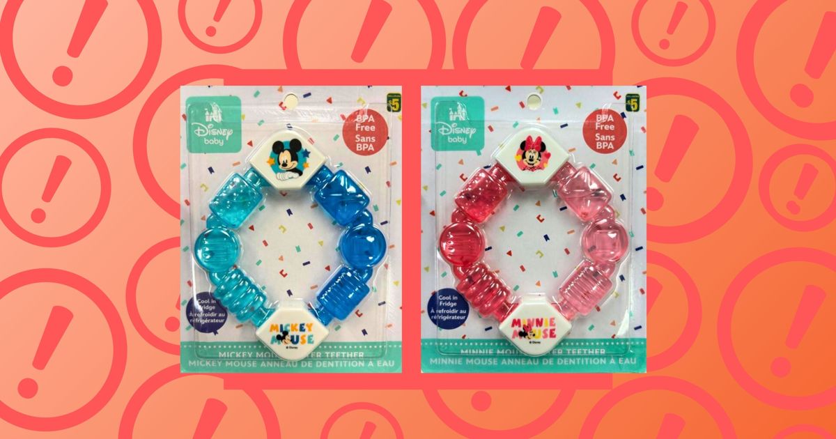 Dollarama Disney Baby Water Teethers Recalled - Today's Parent